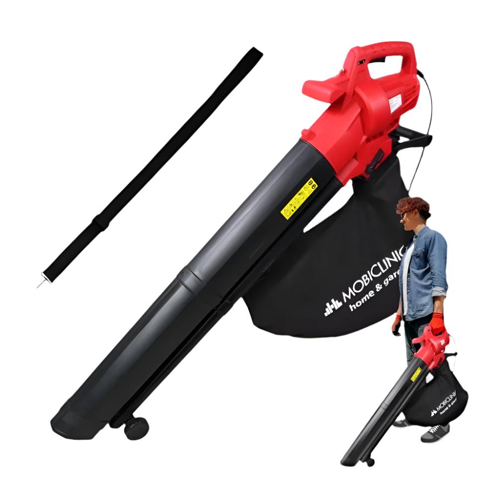 Plug-in vacuum blower | 900W | 3 in 1 | Shredding | With shoulder hand ...