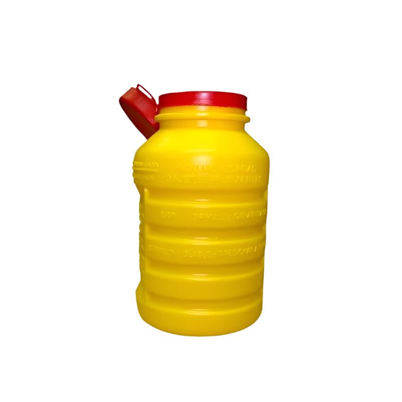 Container for Needles and Sharp Objects | Yellow – Mobiclinic
