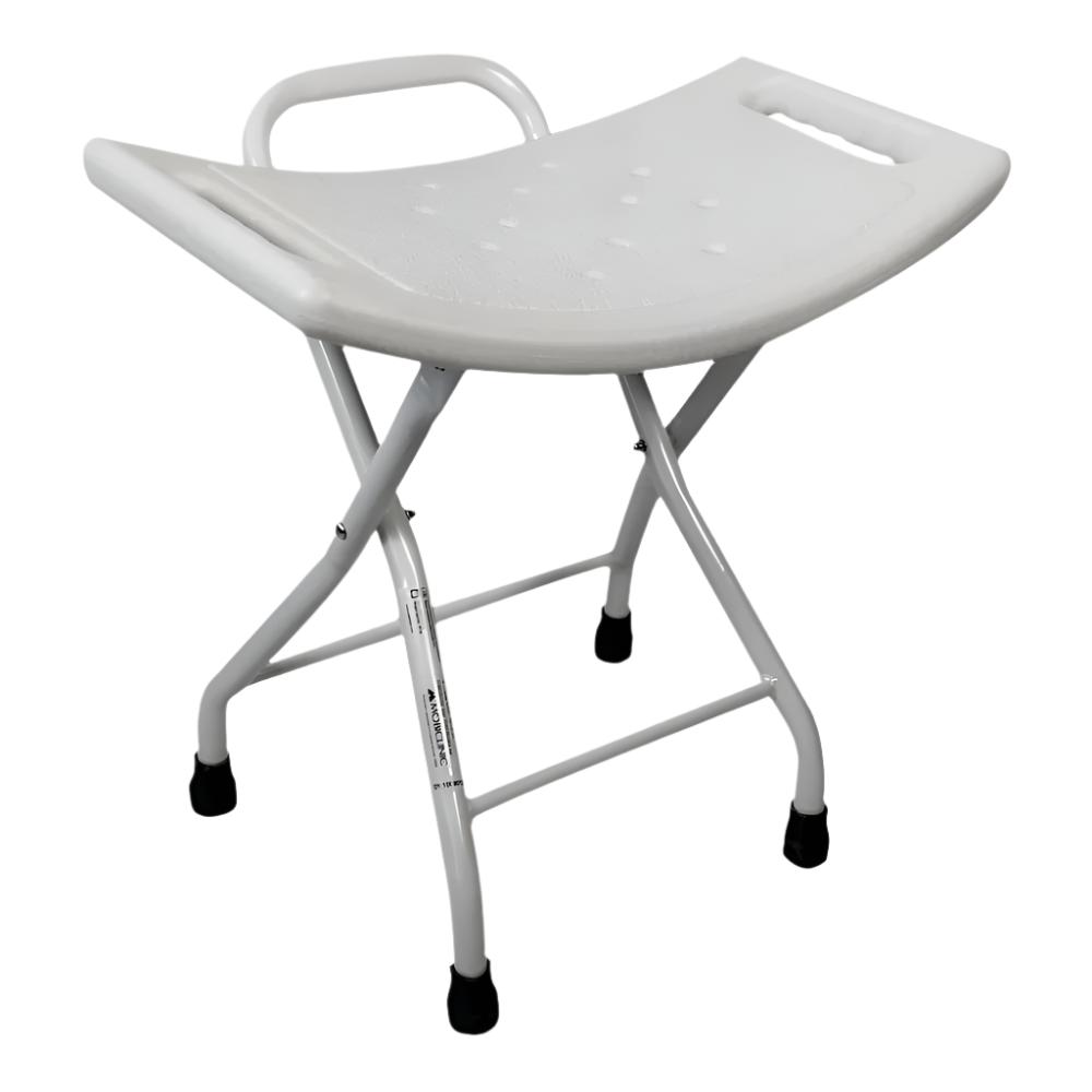 Plaza, Bath Stool for Shower, Foldable, White – Mobiclinic
