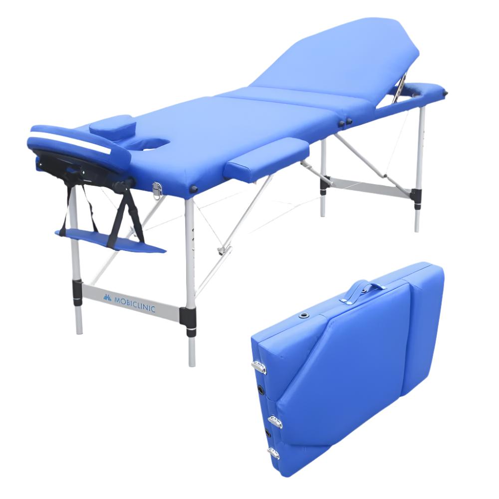 Folding stretcher| Aluminum | Headrest | Portable | 186 x 60 cm | Mass ...
